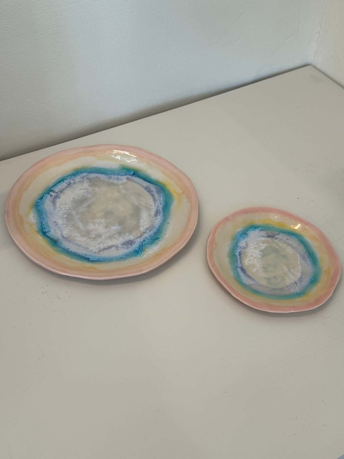 Minh Singer Small Prism Plate - Pastel Rainbow | Garmentory