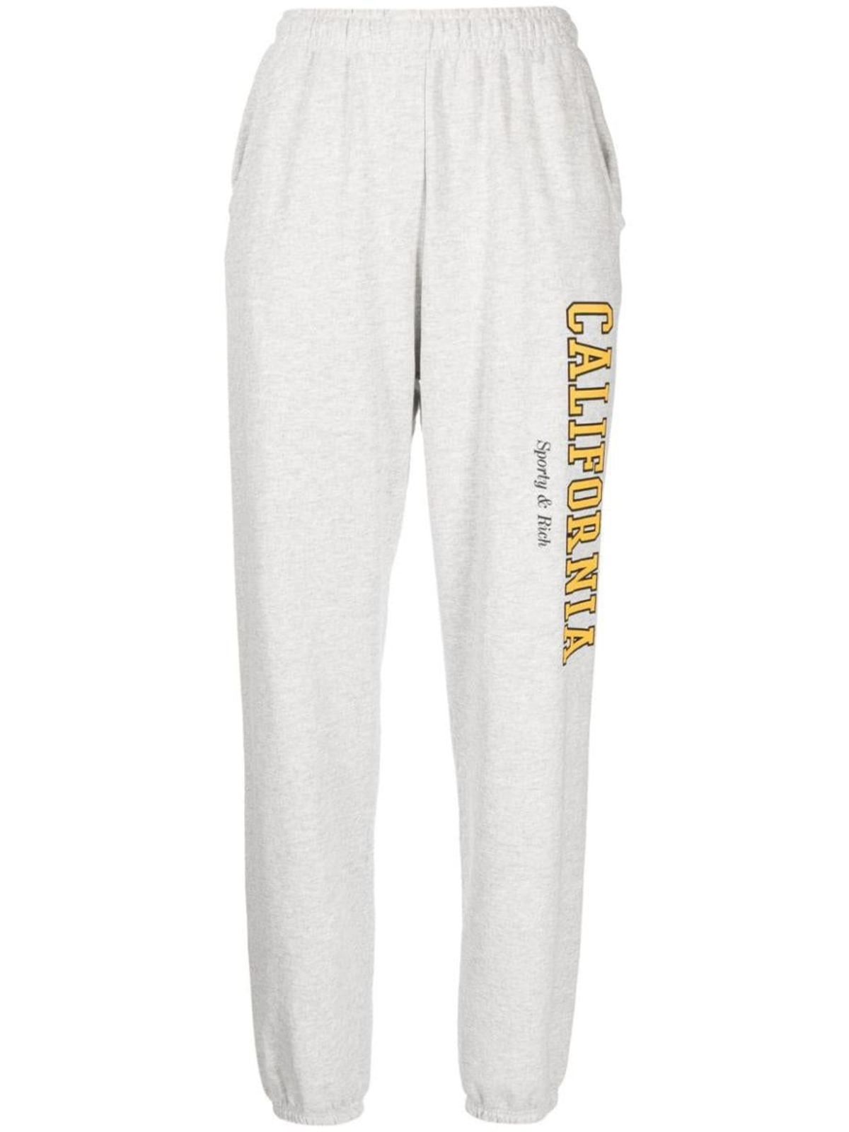 Sporty & Rich California sweatpants - Grey | Garmentory