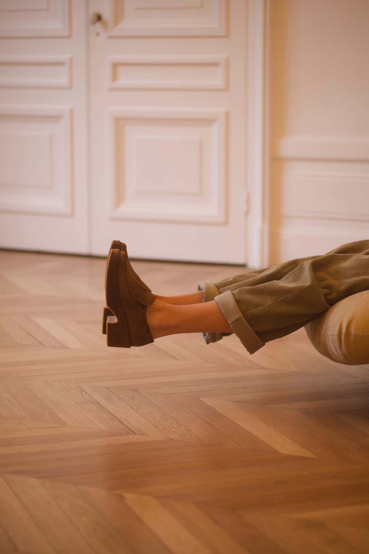 Anne Thomas Nancy Panama Loafers - Chestnut | Garmentory