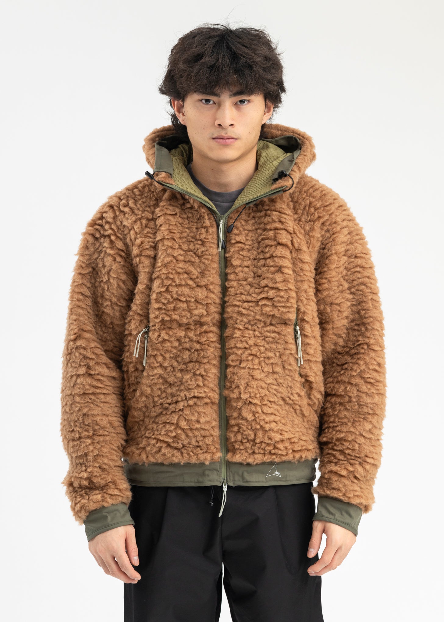 ROA OLIVE HEAVY FURRY JACKET - Brown | Garmentory