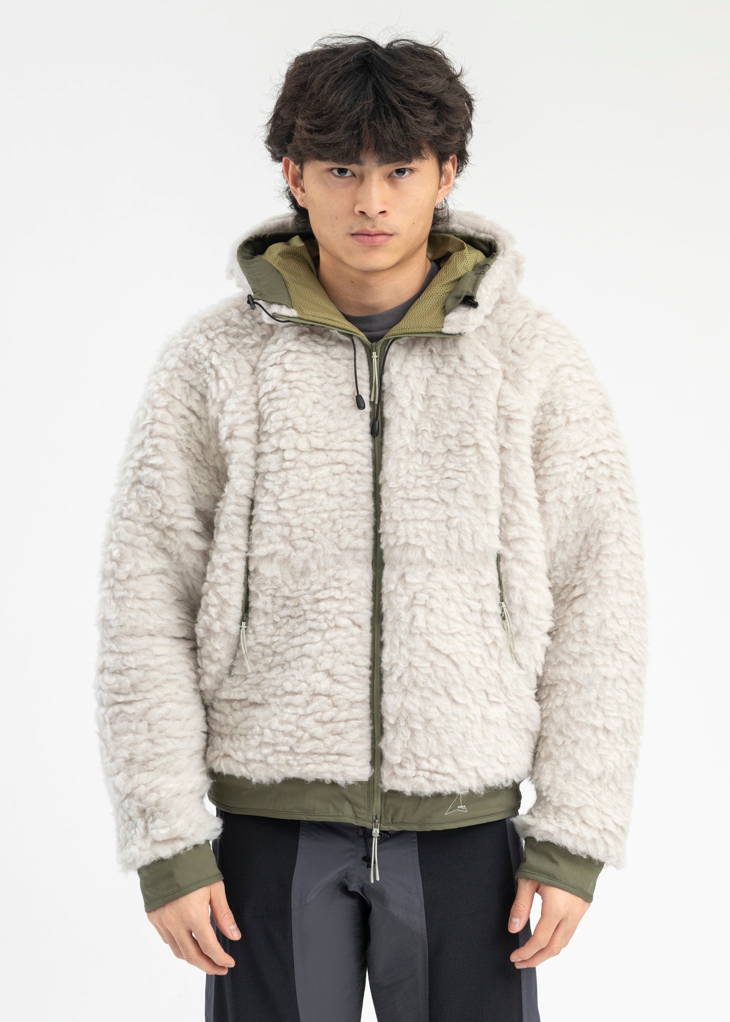 ROA SILVER SAGE HEAVY FURRY JACKET - Grey | Garmentory