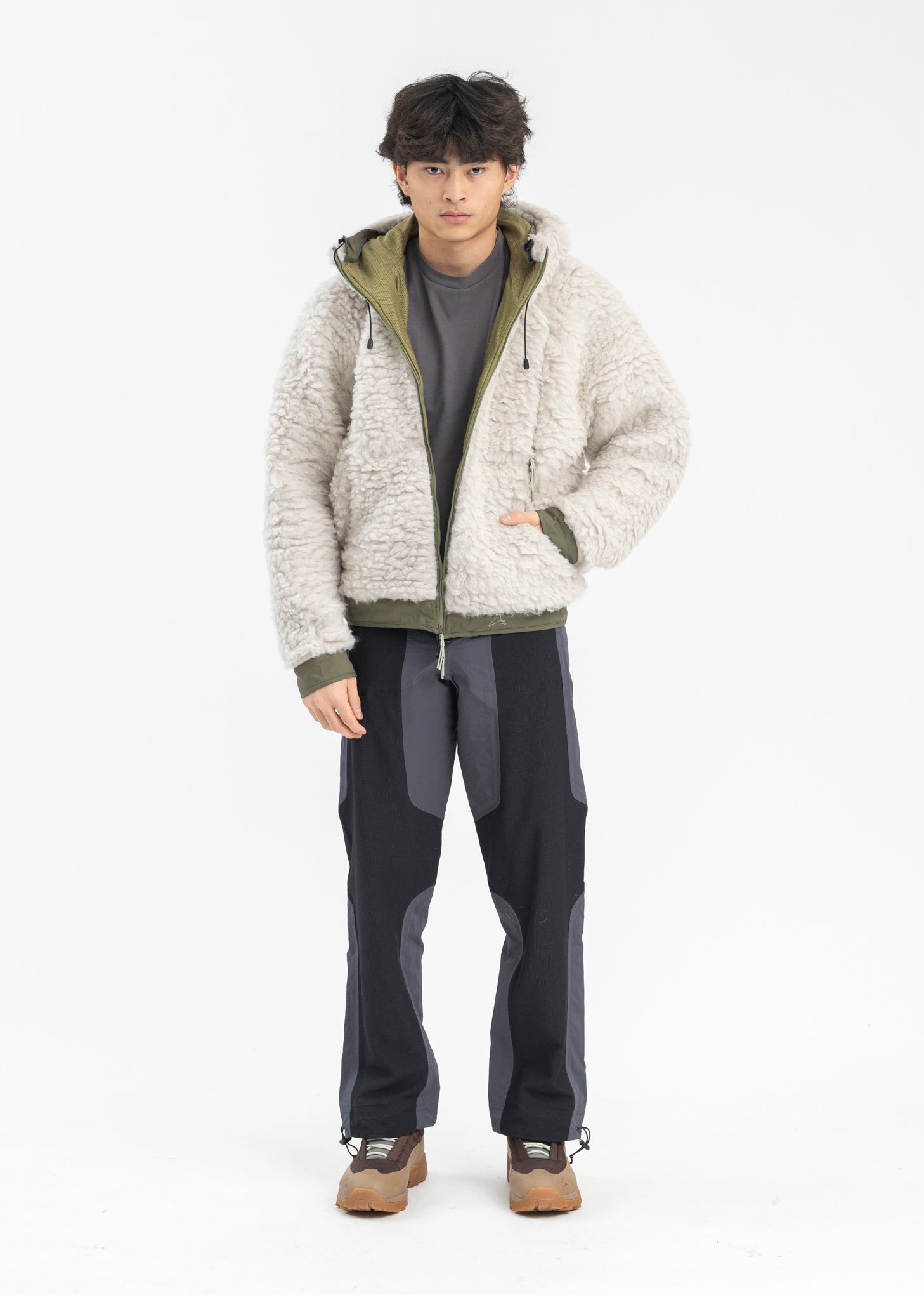 ROA SILVER SAGE HEAVY FURRY JACKET - Grey | Garmentory
