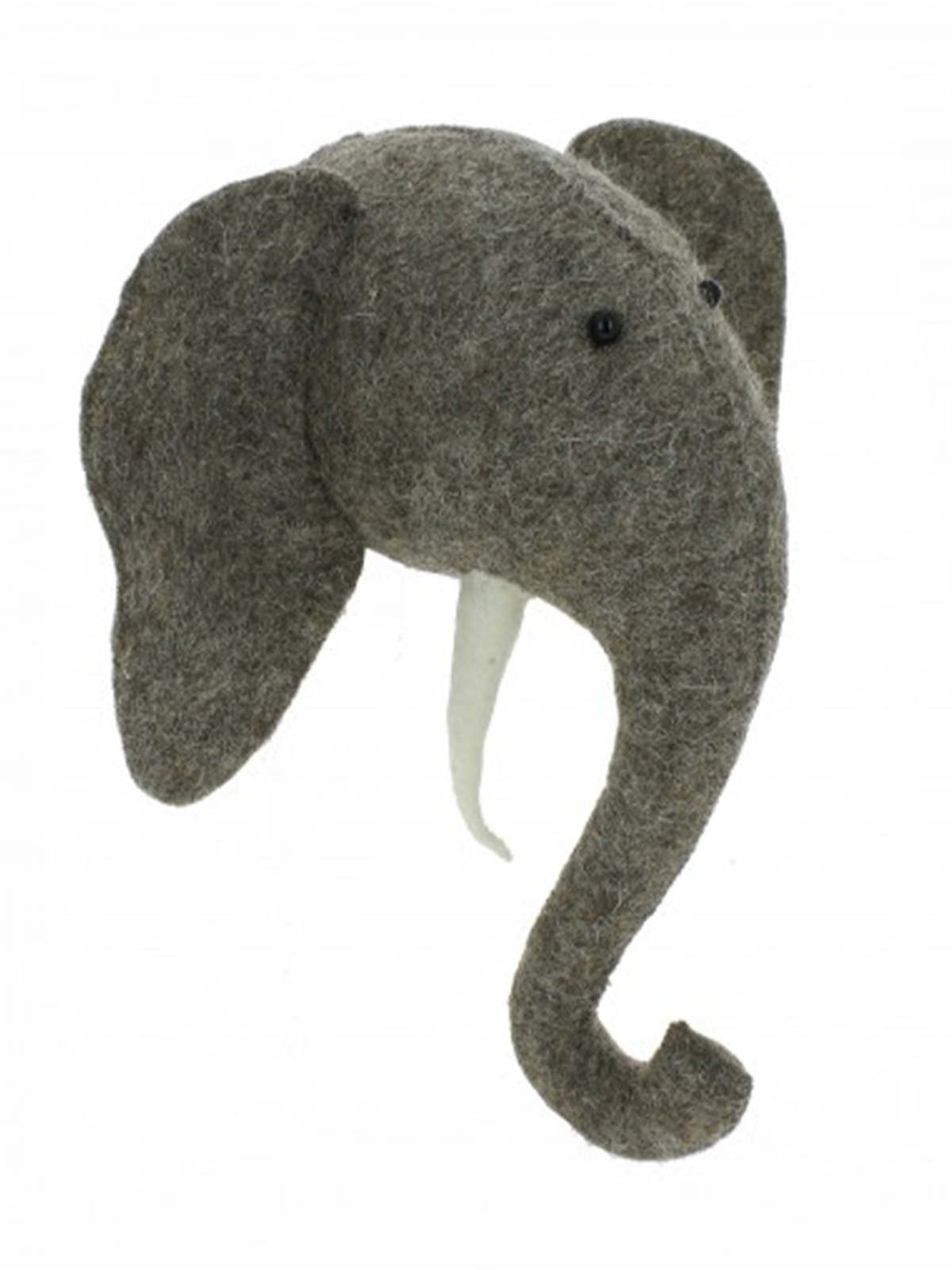 Fiona Walker Mini Elephant Head - Grey | Garmentory