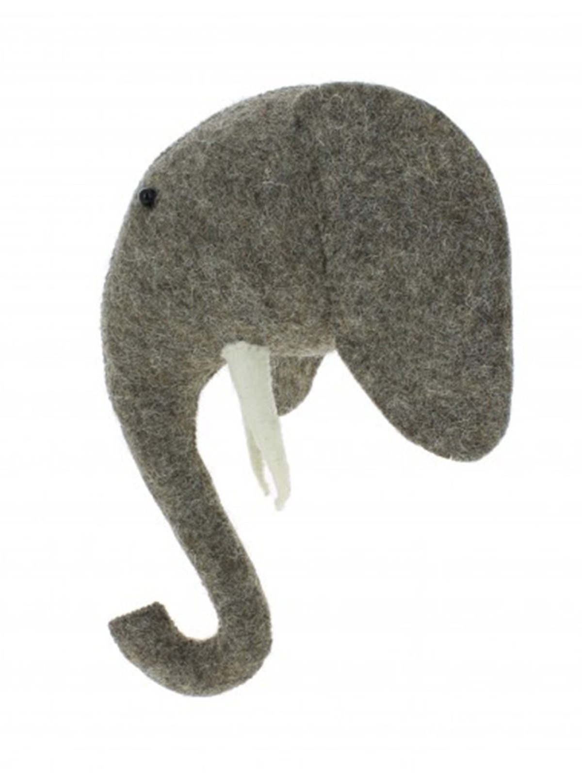 Fiona Walker Mini Elephant Head - Grey | Garmentory