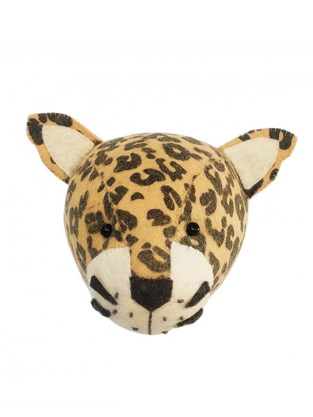 Fiona Walker Mini Leopard Head - Brown | Garmentory