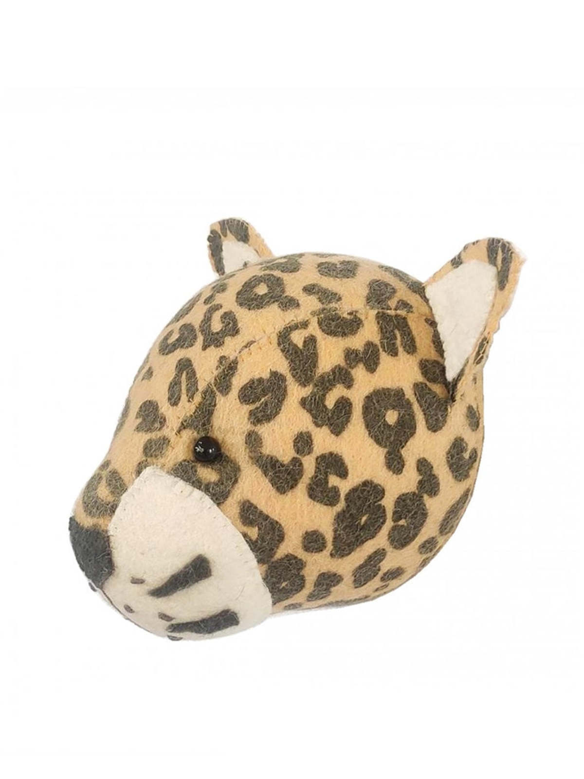 Fiona Walker Mini Leopard Head - Brown | Garmentory