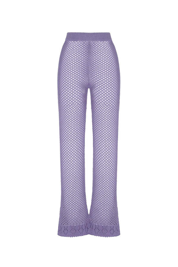 Mozhdeh Matin Net Pants - Lavender | Garmentory