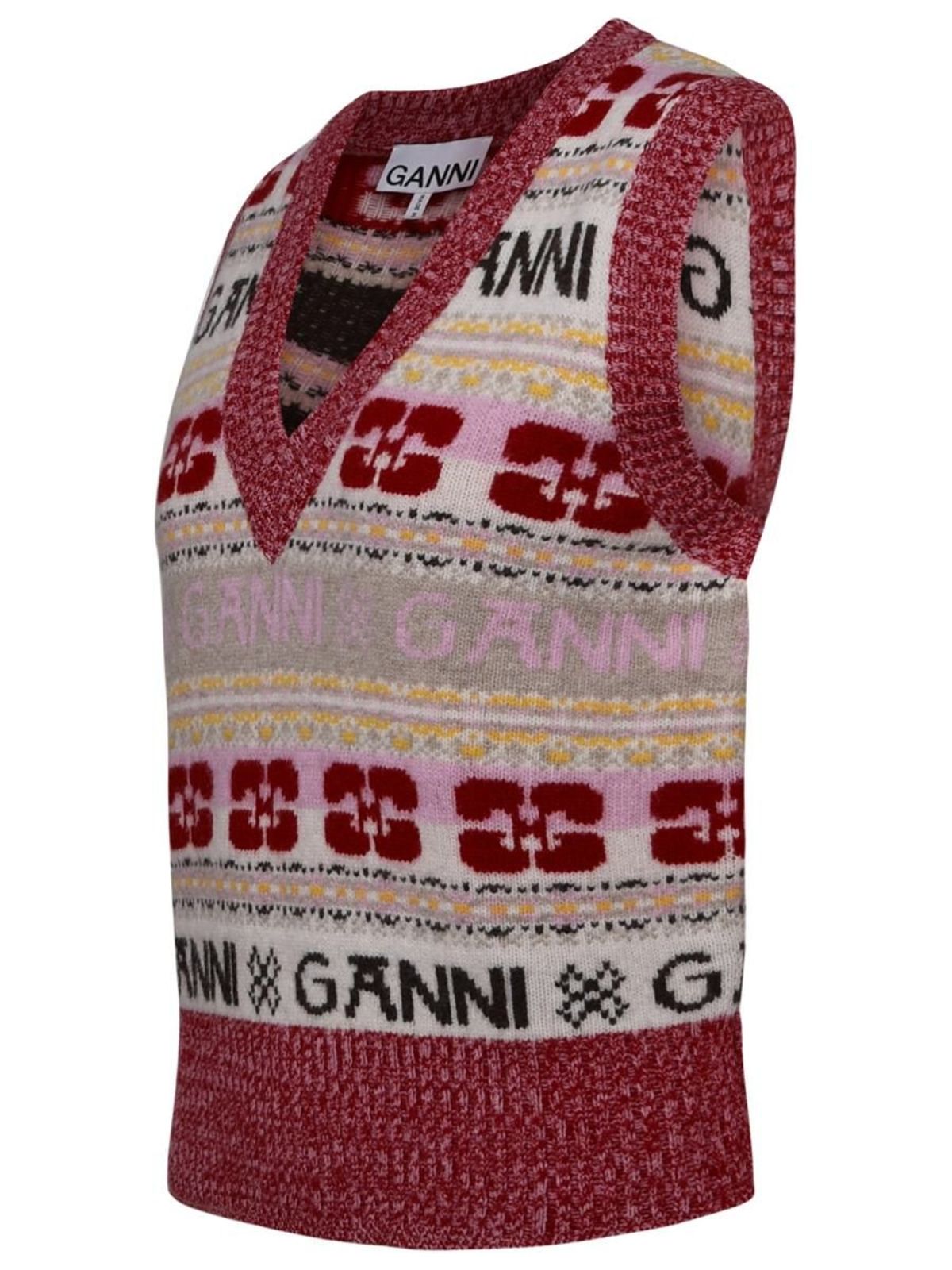 Multicolor wool blend vest | Garmentory