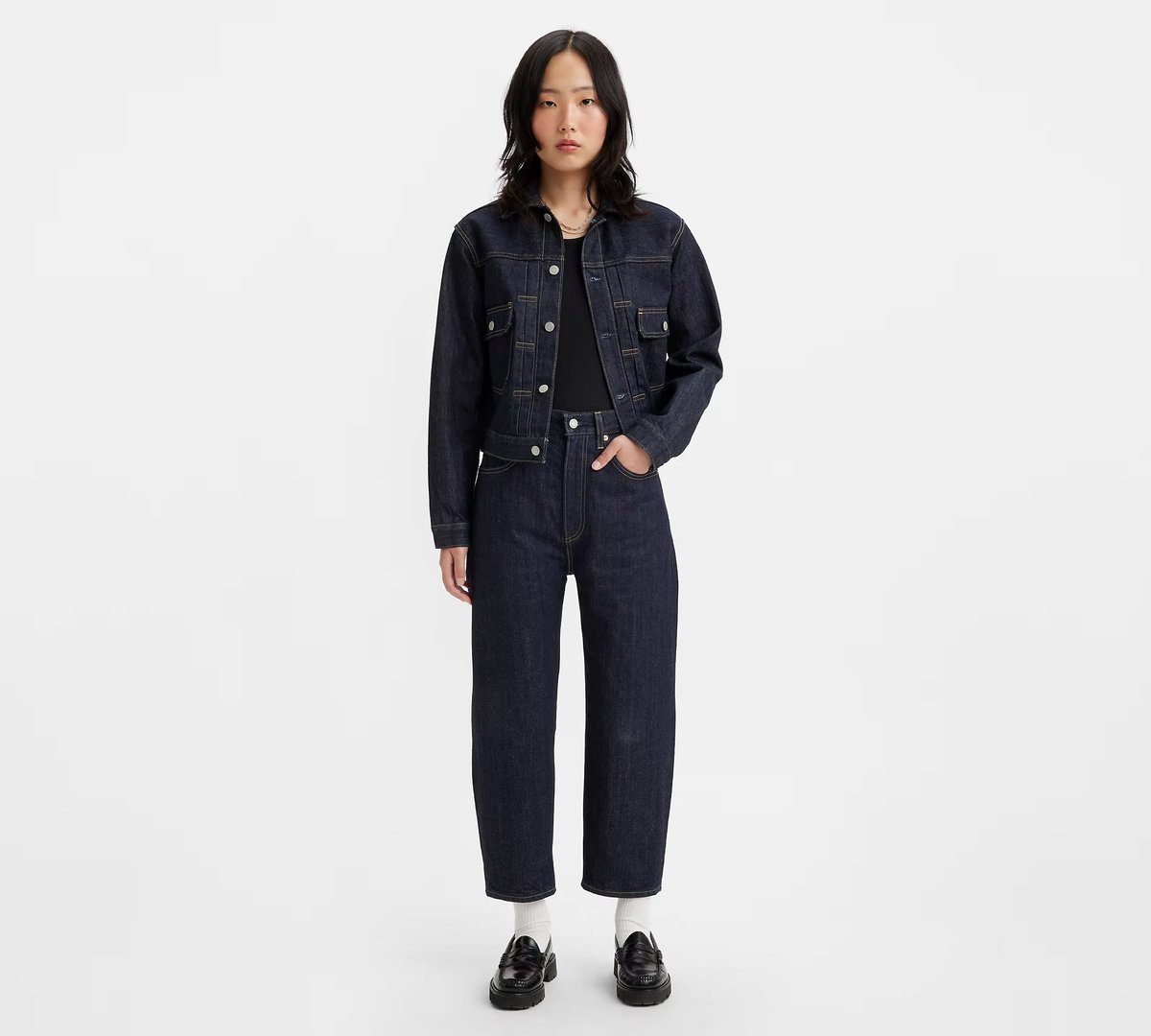 Levi's Barrel Japanese Selvedge MIJ Rigid Denim Jeans - Blue | Garmentory