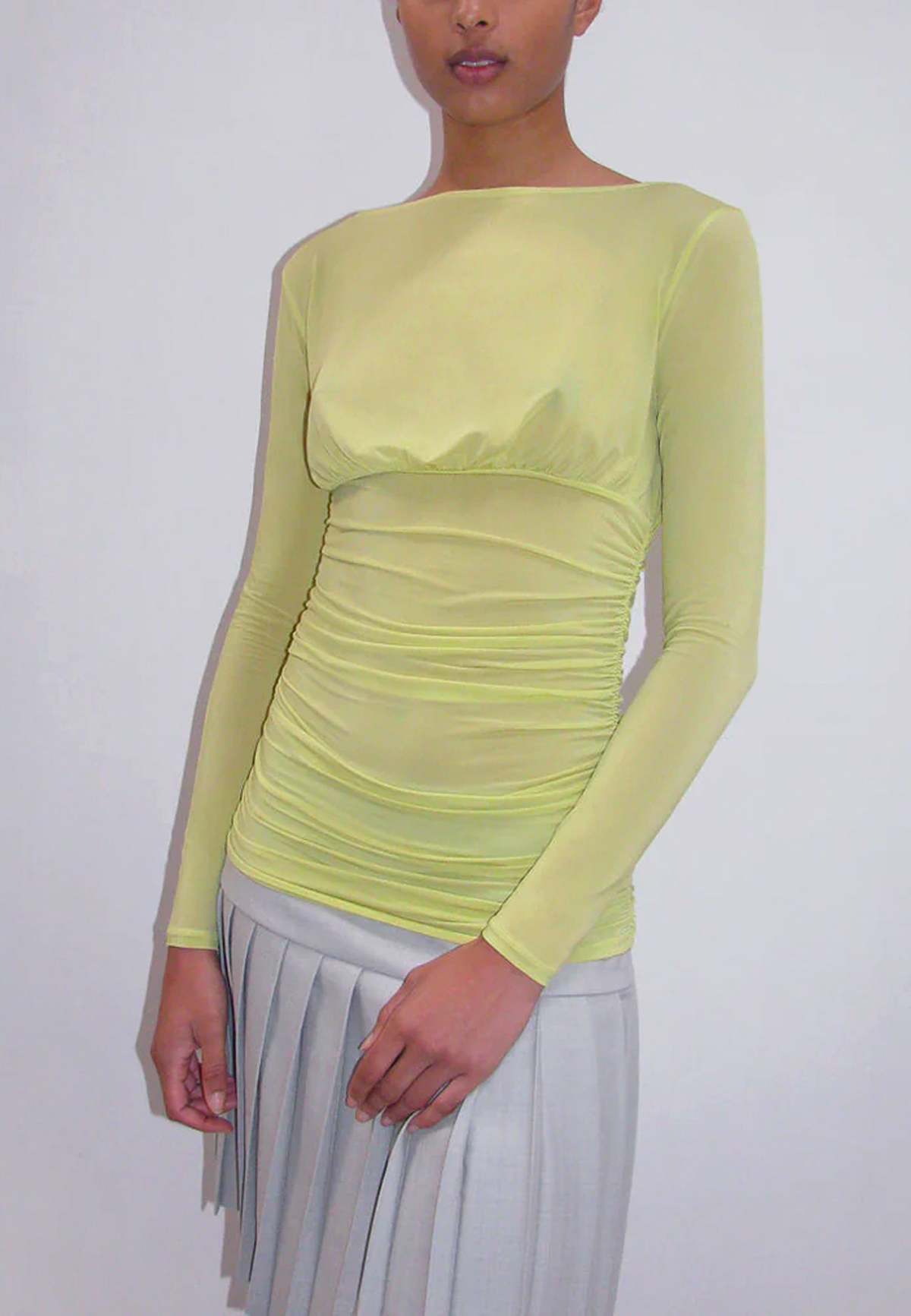 Paloma Wool Lil Long Sleeve Top - Yellow | Garmentory