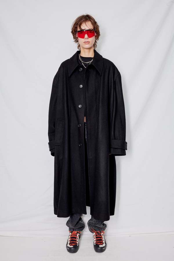 Assembly Heavy Wool Overcoat - Black | Garmentory