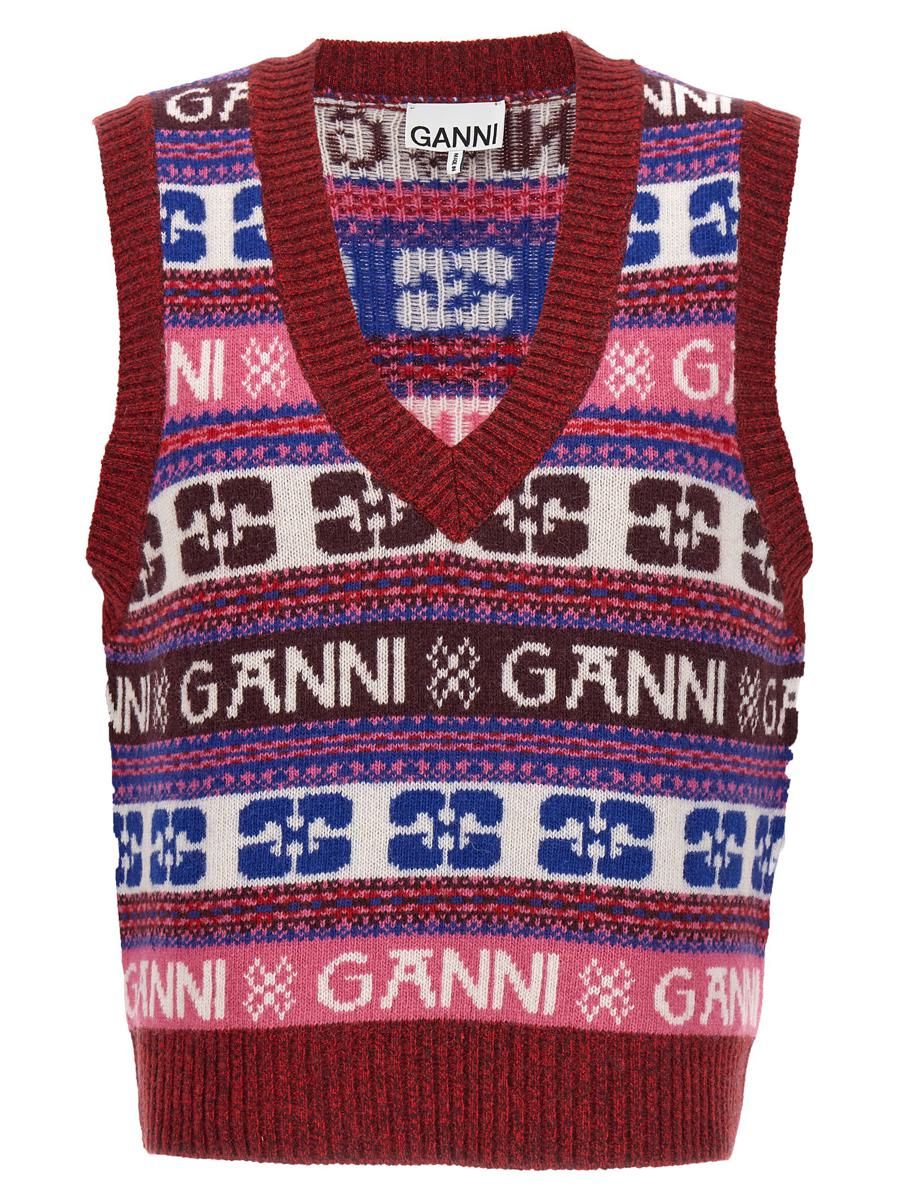GANNI Logo vest | Garmentory