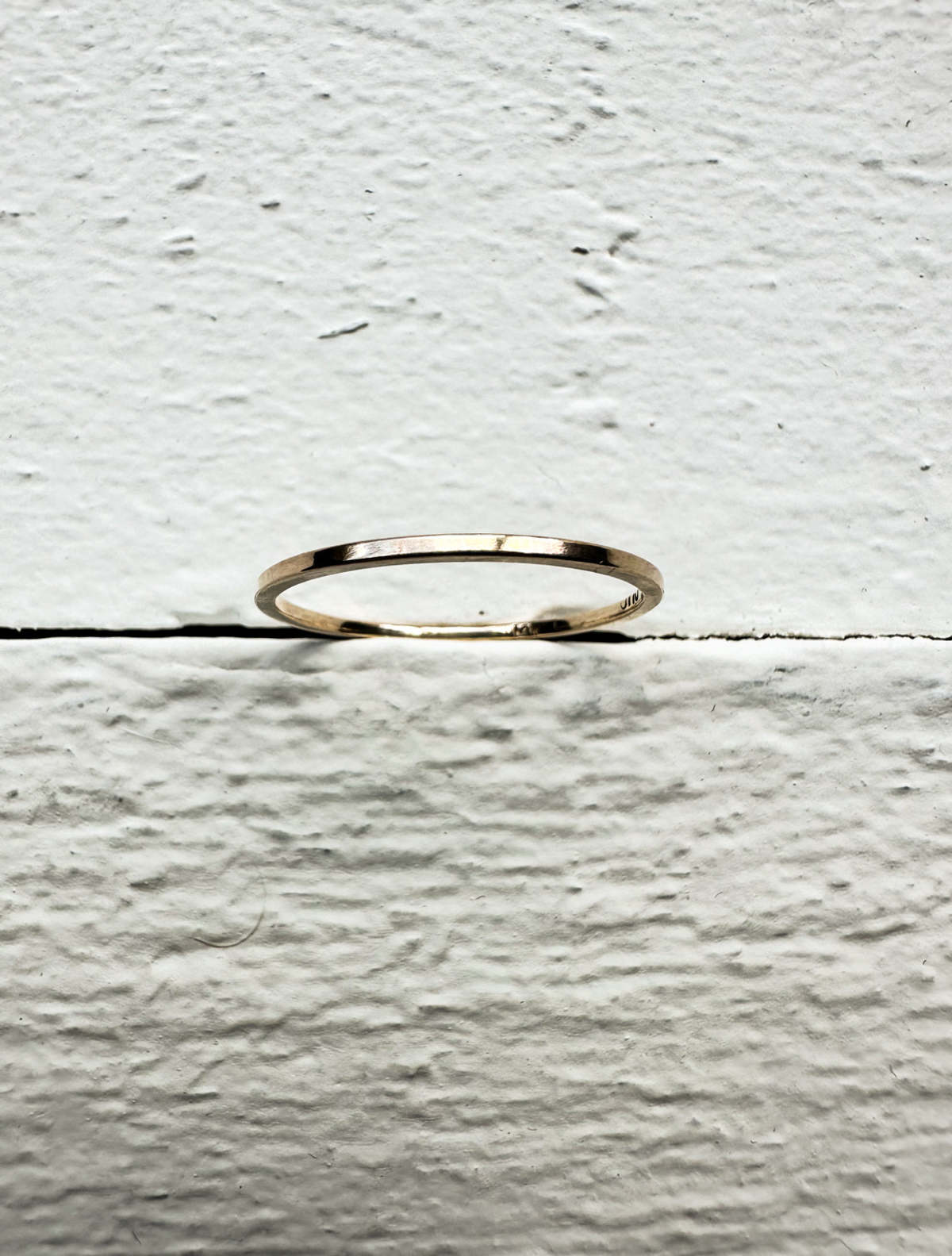 Jane Hollinger Square Cut Band - 14k Yellow Gold | Garmentory
