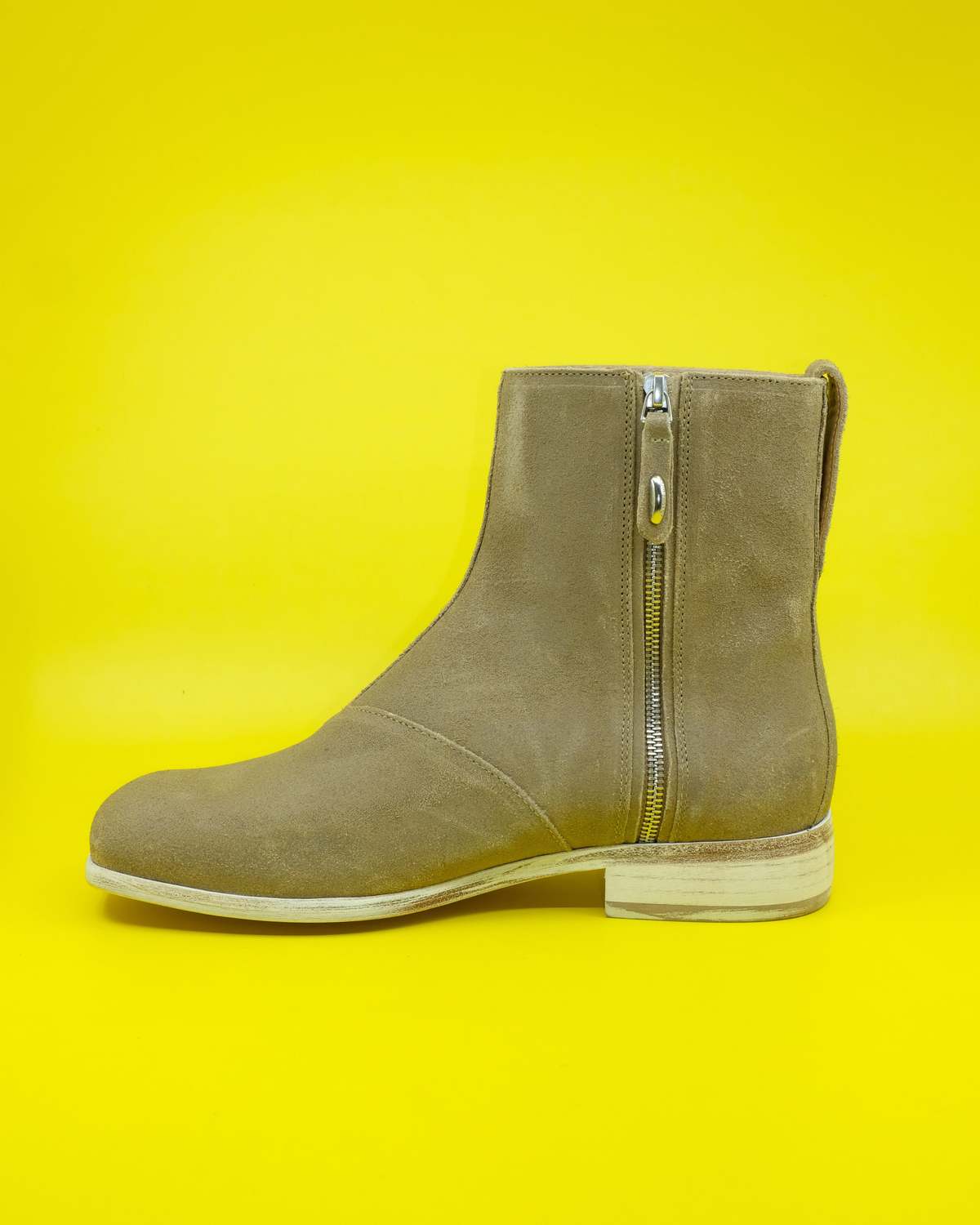 Our Legacy Waxy Champagne Suede Michaelis Boot - | Garmentory
