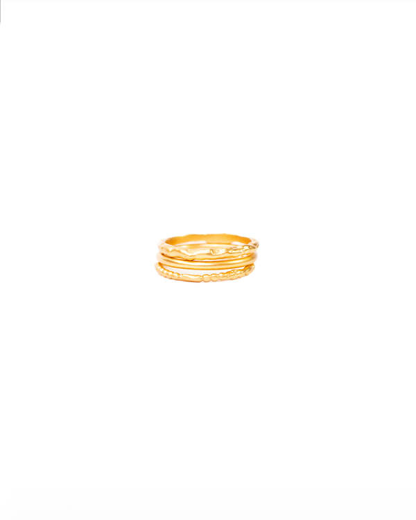 VAZA Sun Rings - Gold | Garmentory