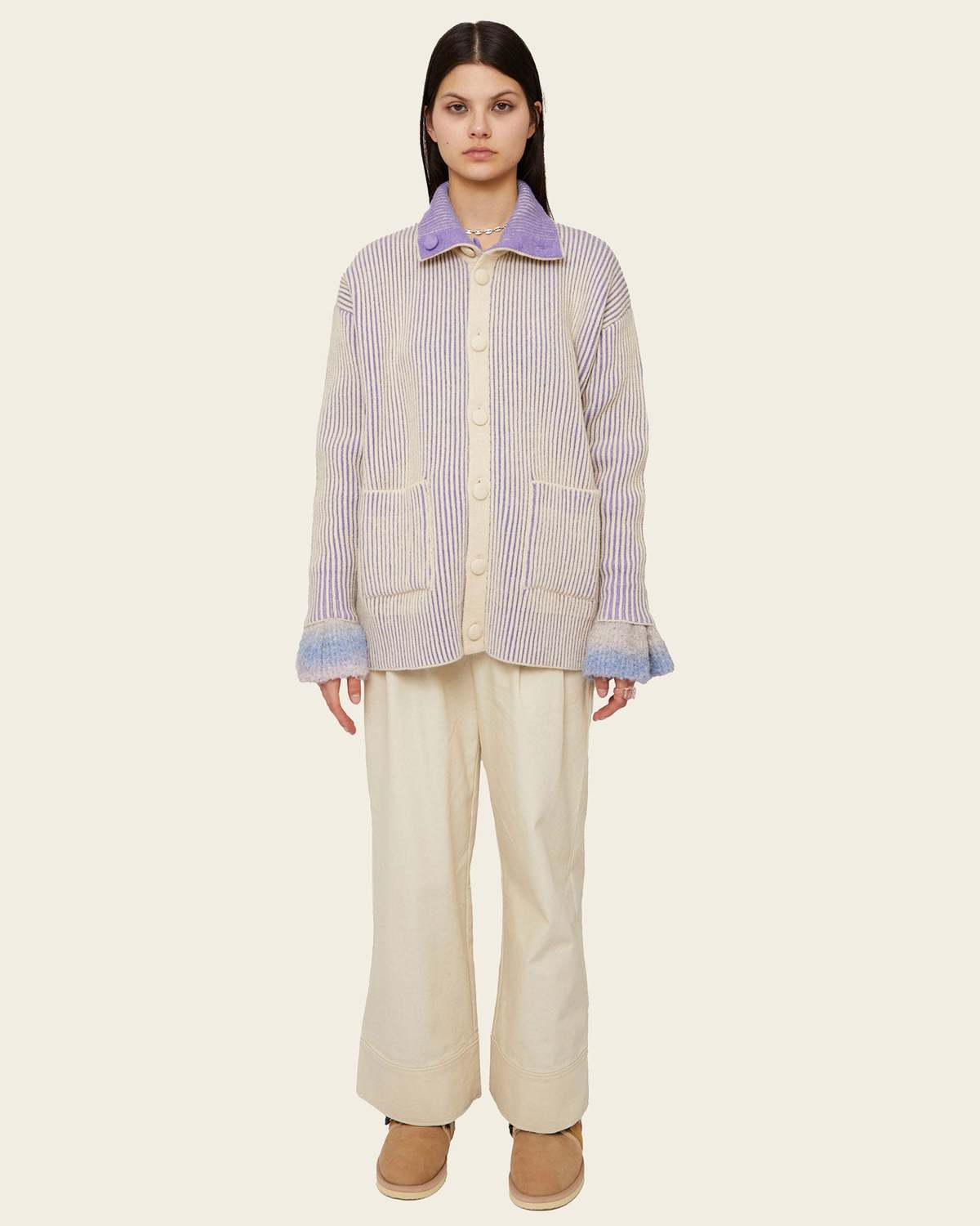 Find Me Now Nan Knit Reversible Jacket - Orchid | Garmentory