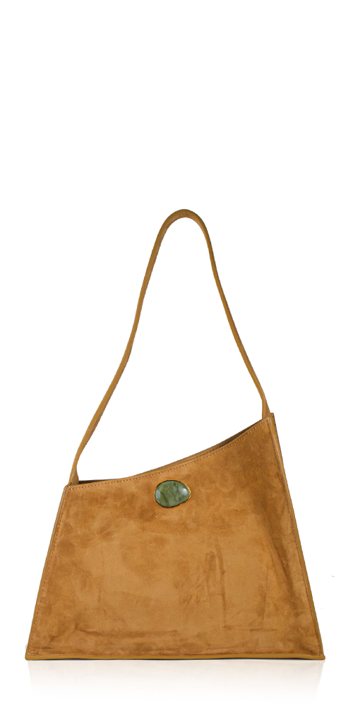 Little Liffner Slanted Shoulder Bag - Rhum Suede | Garmentory