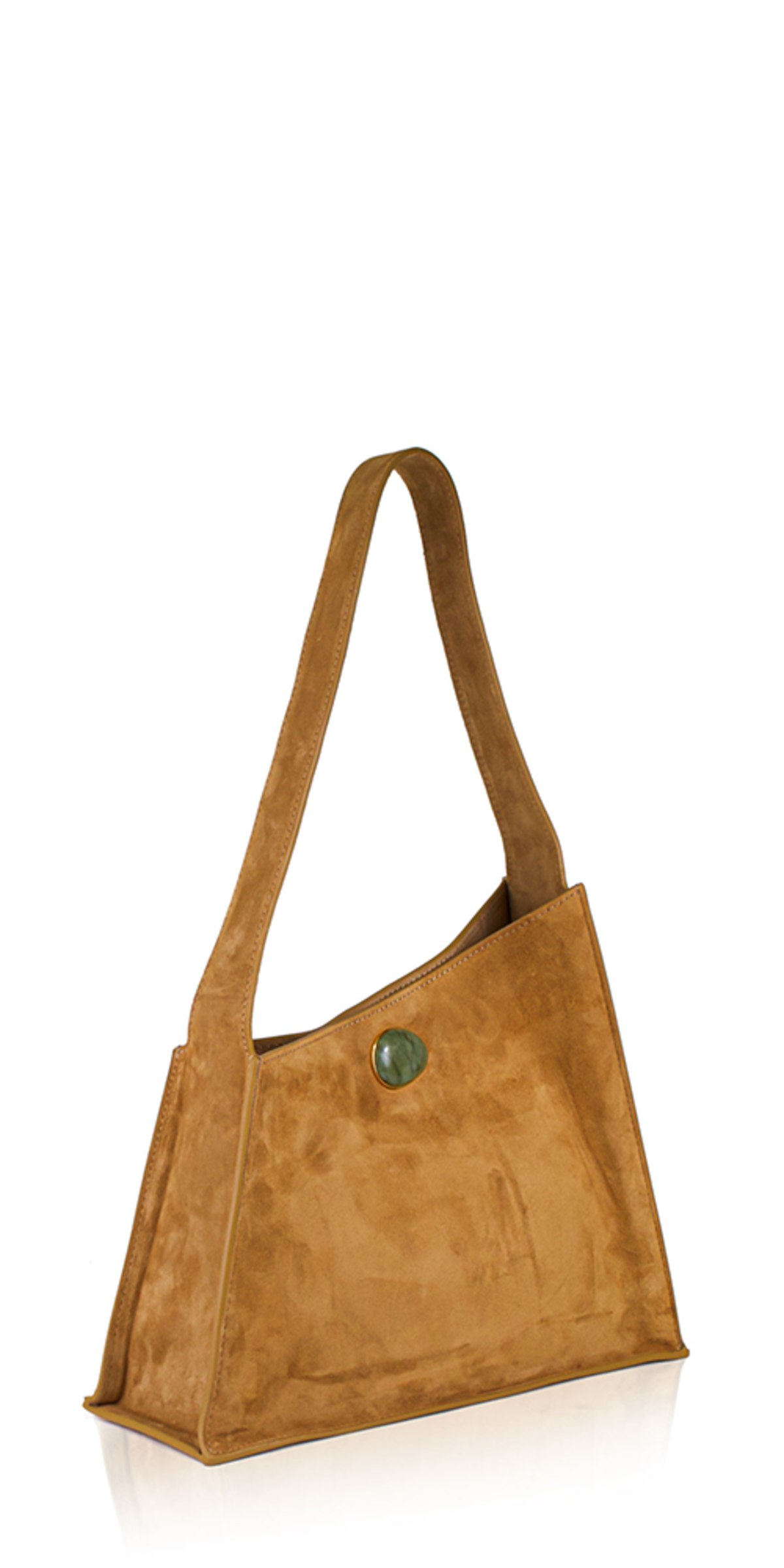 Little Liffner Slanted Shoulder Bag - Rhum Suede | Garmentory