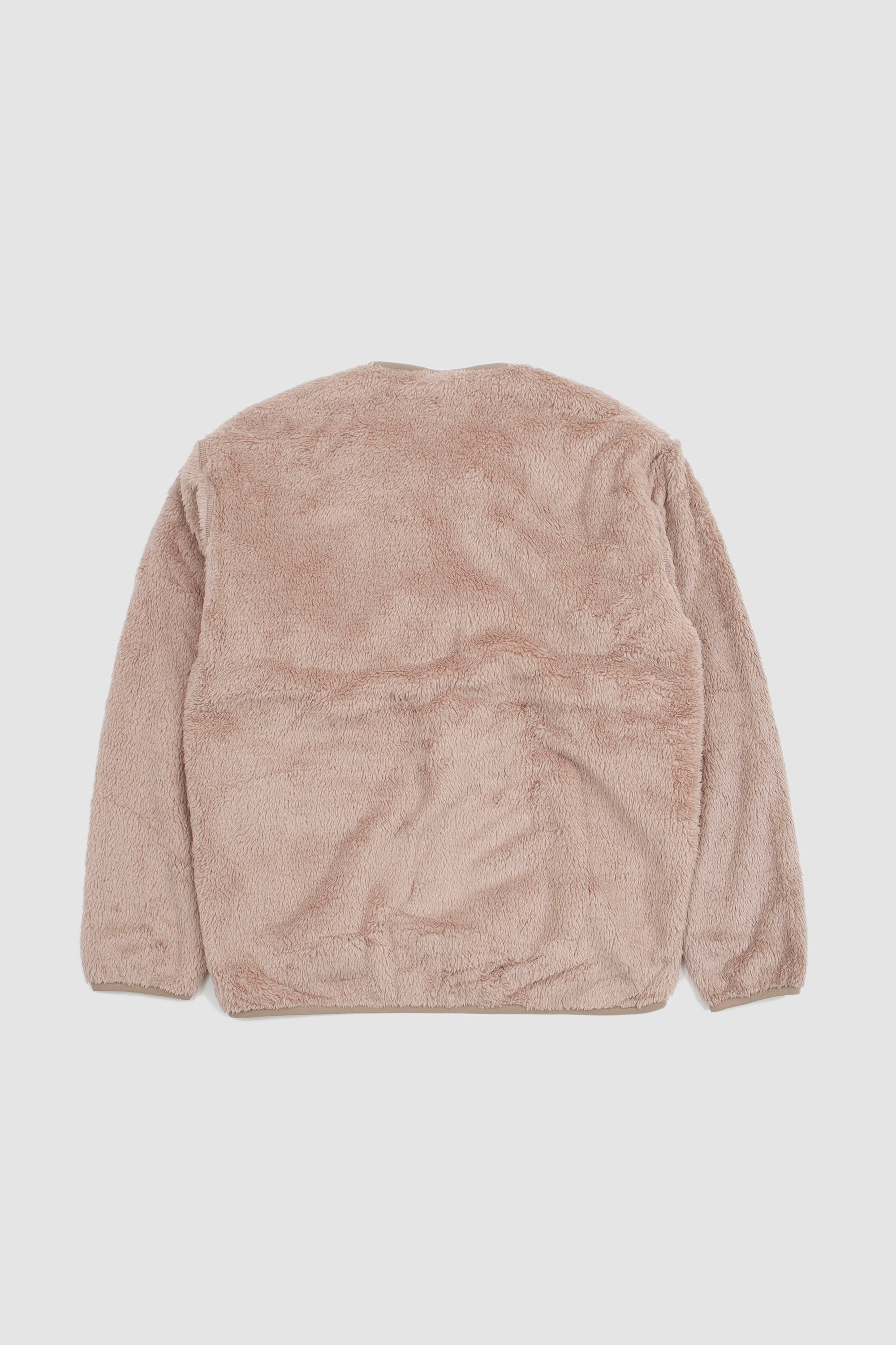 Danton High Pile Fleece Zip Jacket - Pink Beige | Garmentory