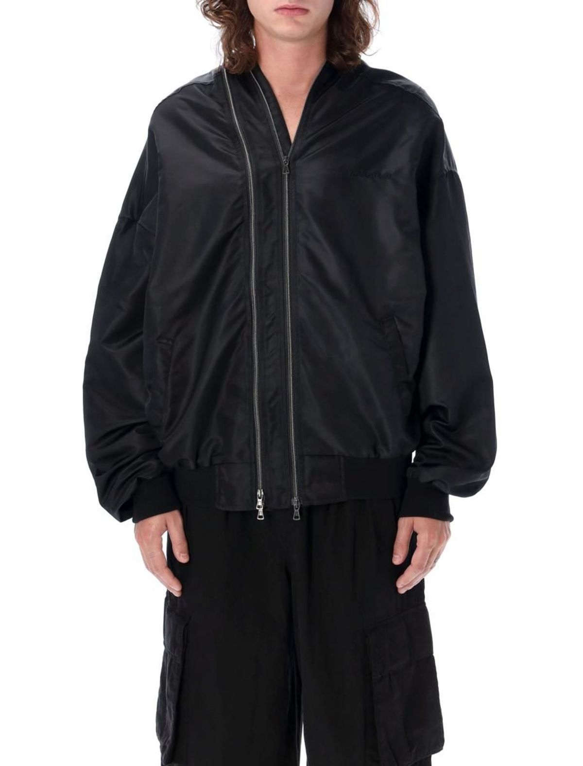 Y/project Double zip jacket - Black | Garmentory