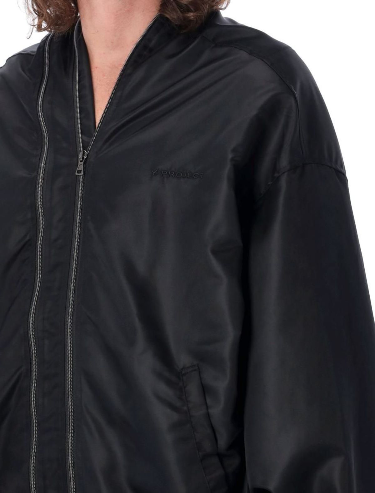 Y/project Double zip jacket - Black | Garmentory