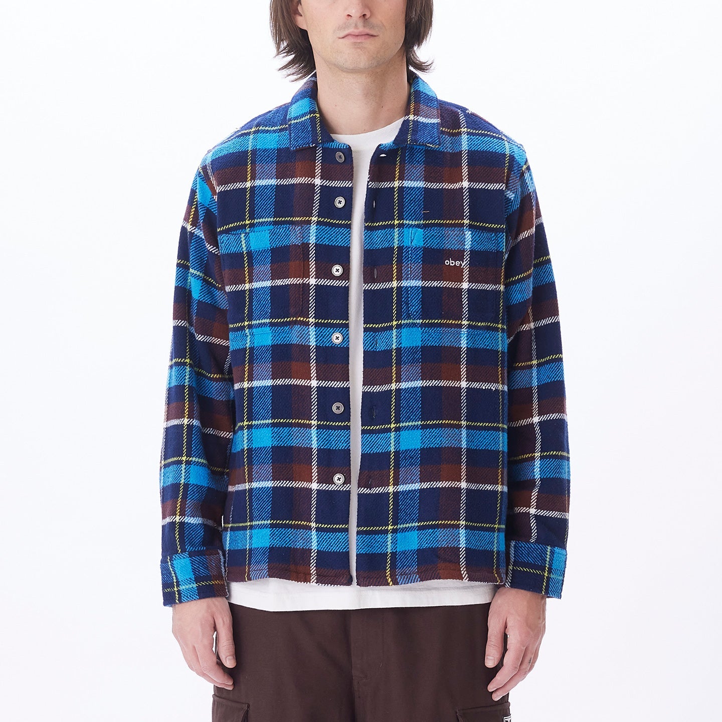 Obey Ray Shirt - Navy | Garmentory