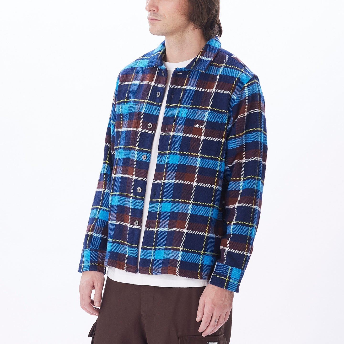 Obey Ray Shirt - Navy | Garmentory