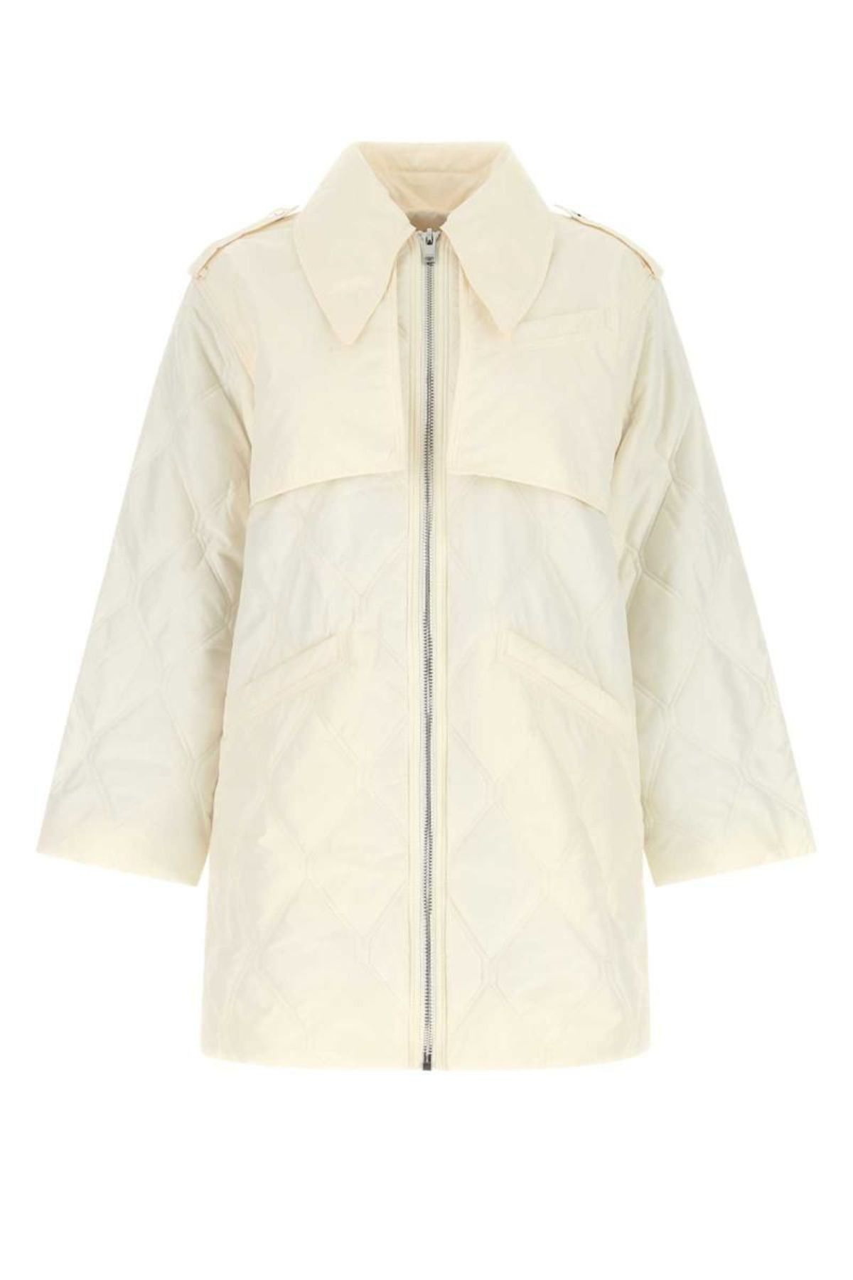 Ganni JACKETS - White | Garmentory