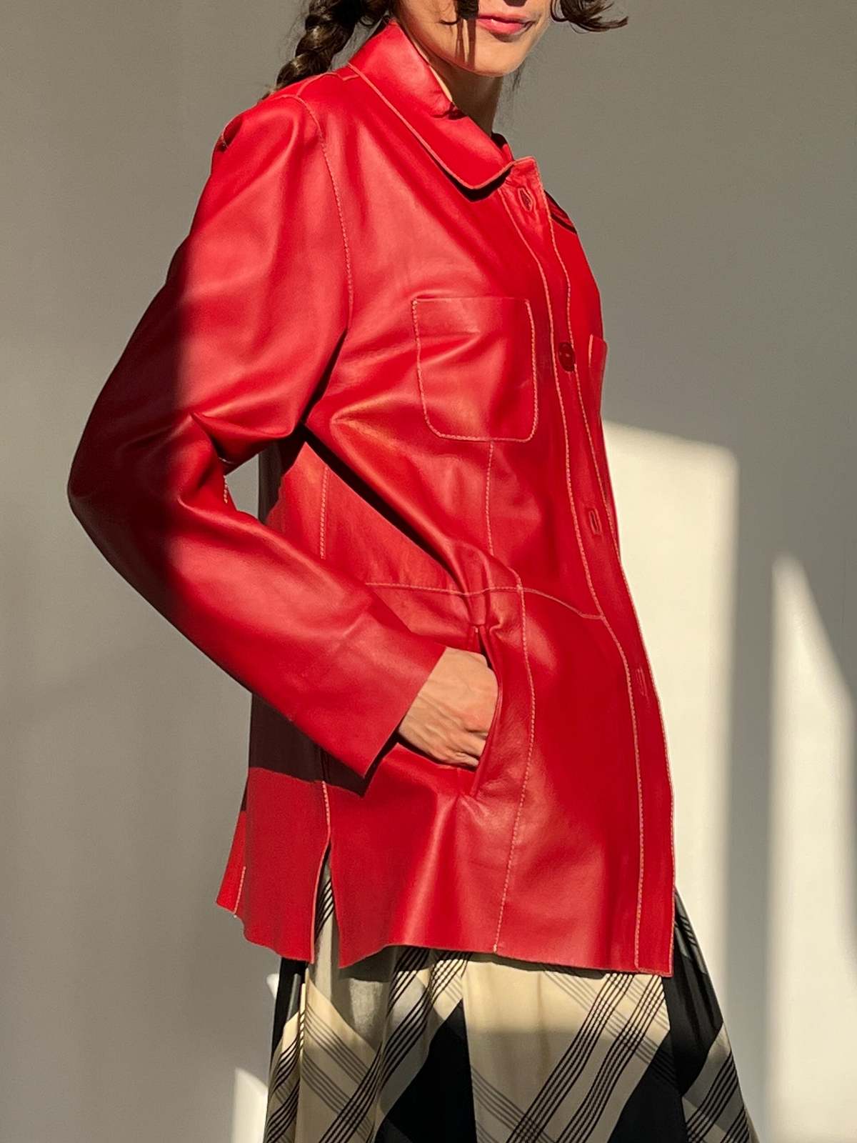 Vintage Leather Jacket - Candy Apple | Garmentory