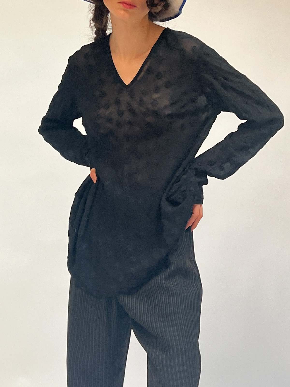 Vintage Ghost Connect the Dots Sheer Tee | Garmentory