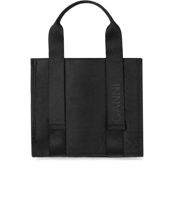 Ganni TECH HANDBAG - Black | Garmentory