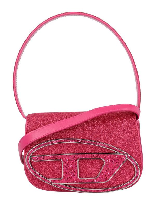 DIESEL 1DR glitter shoulder bag - Pink | Garmentory