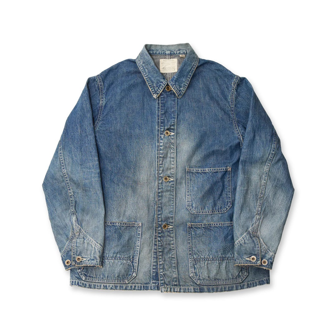 Full Count Denim Chore Jacket - Indigo Blue | Garmentory