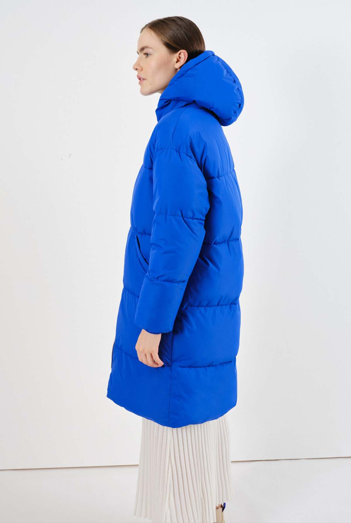 EMbassy Of Bricks and Logs Elphin Puffer coat - Embassy Blue | Garmentory