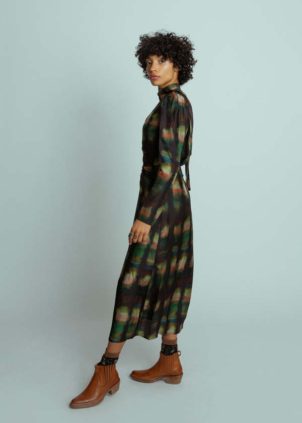Tela Rebecca Dress - Grey | Garmentory