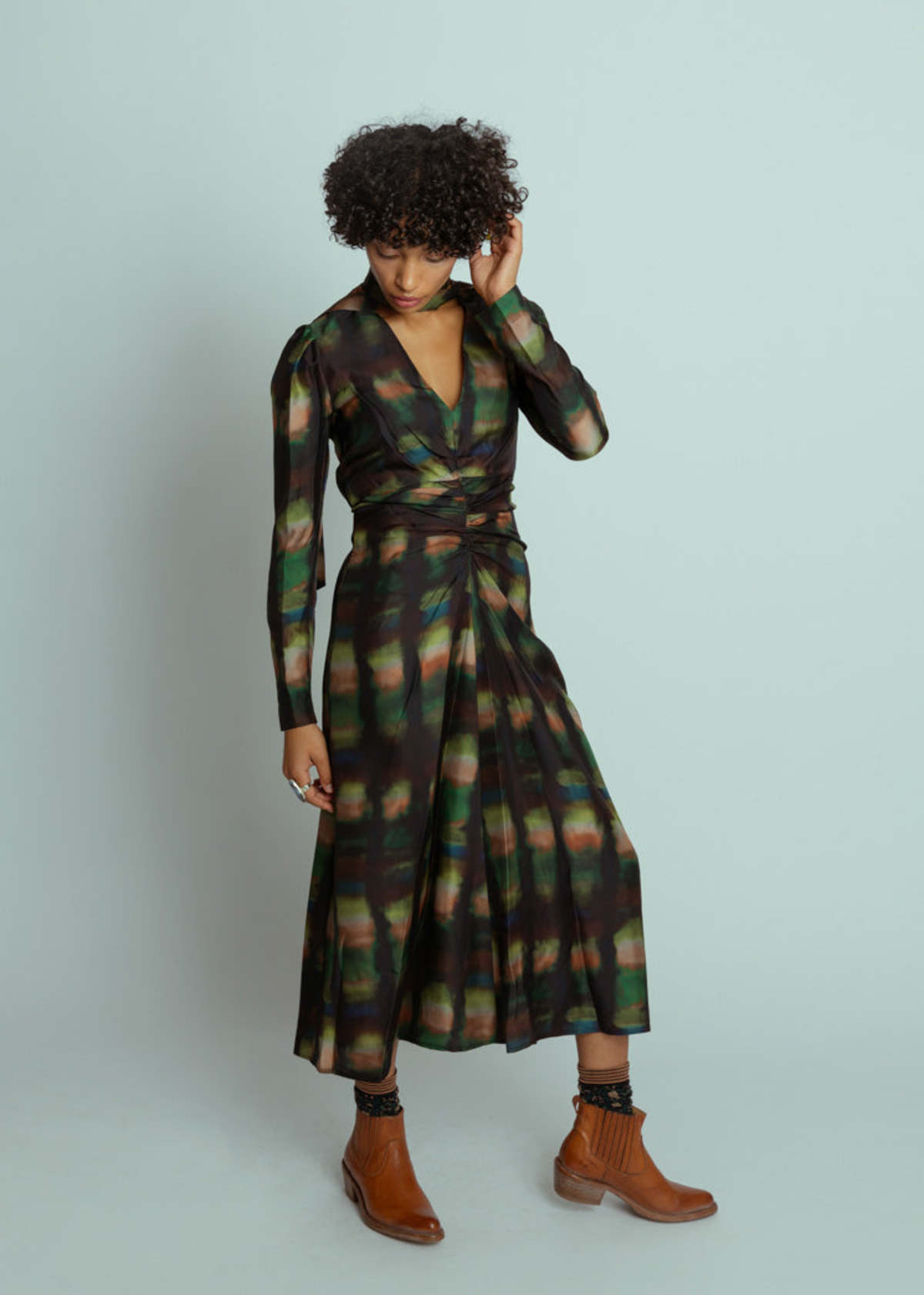 Tela Rebecca Dress - Grey | Garmentory