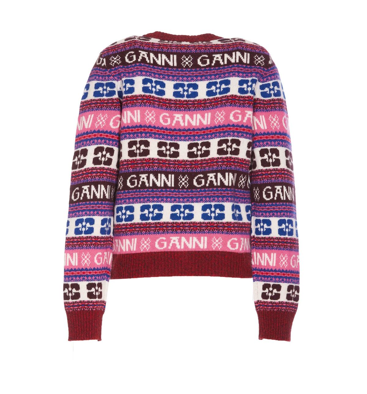 Ganni Logo sweater - Multi | Garmentory