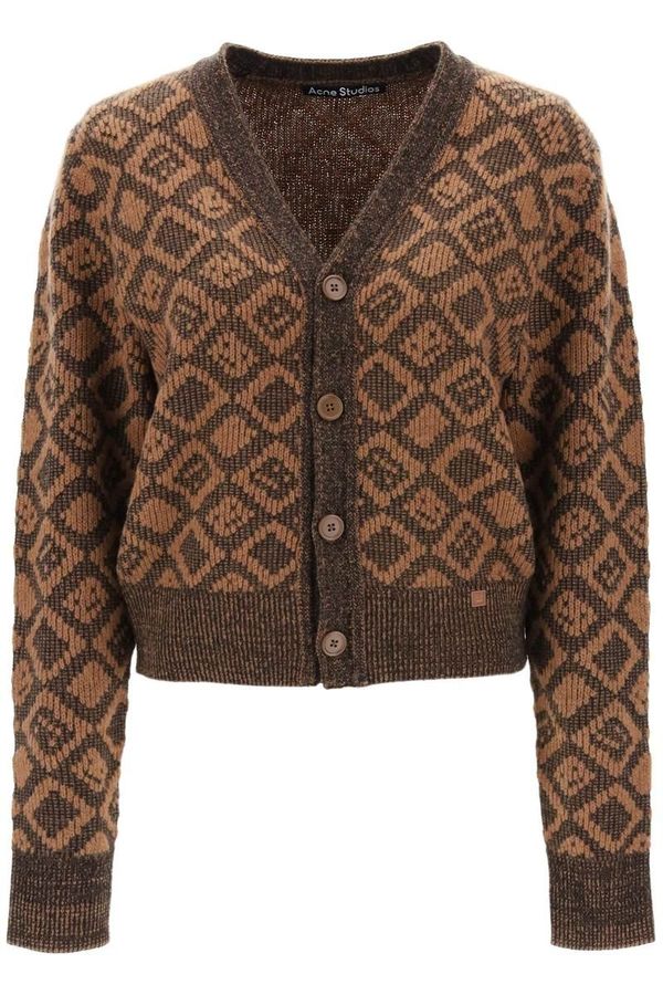 Acne studios face tiles cardigan | Garmentory