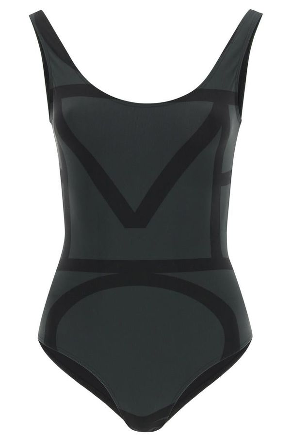 Toteme one piece monogram swimsuit | Garmentory