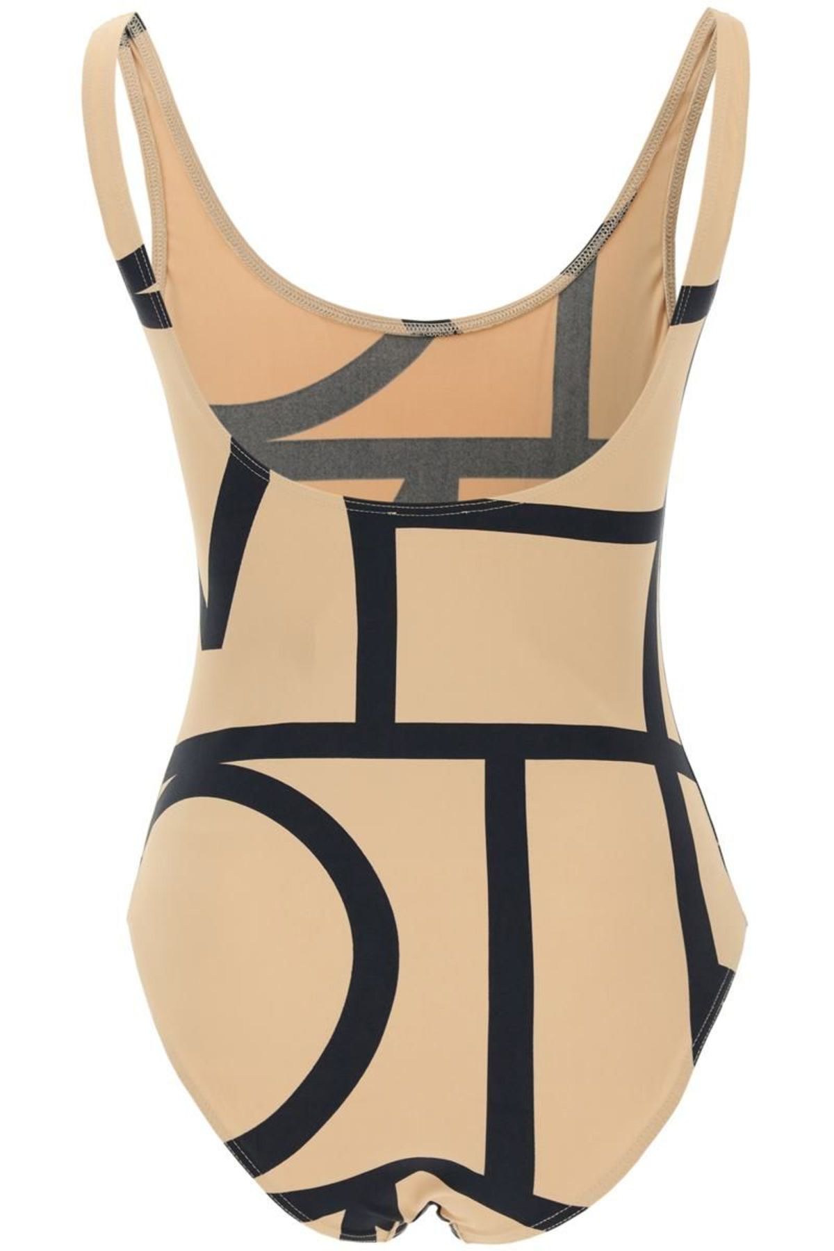 Toteme one piece monogram swimsuit | Garmentory