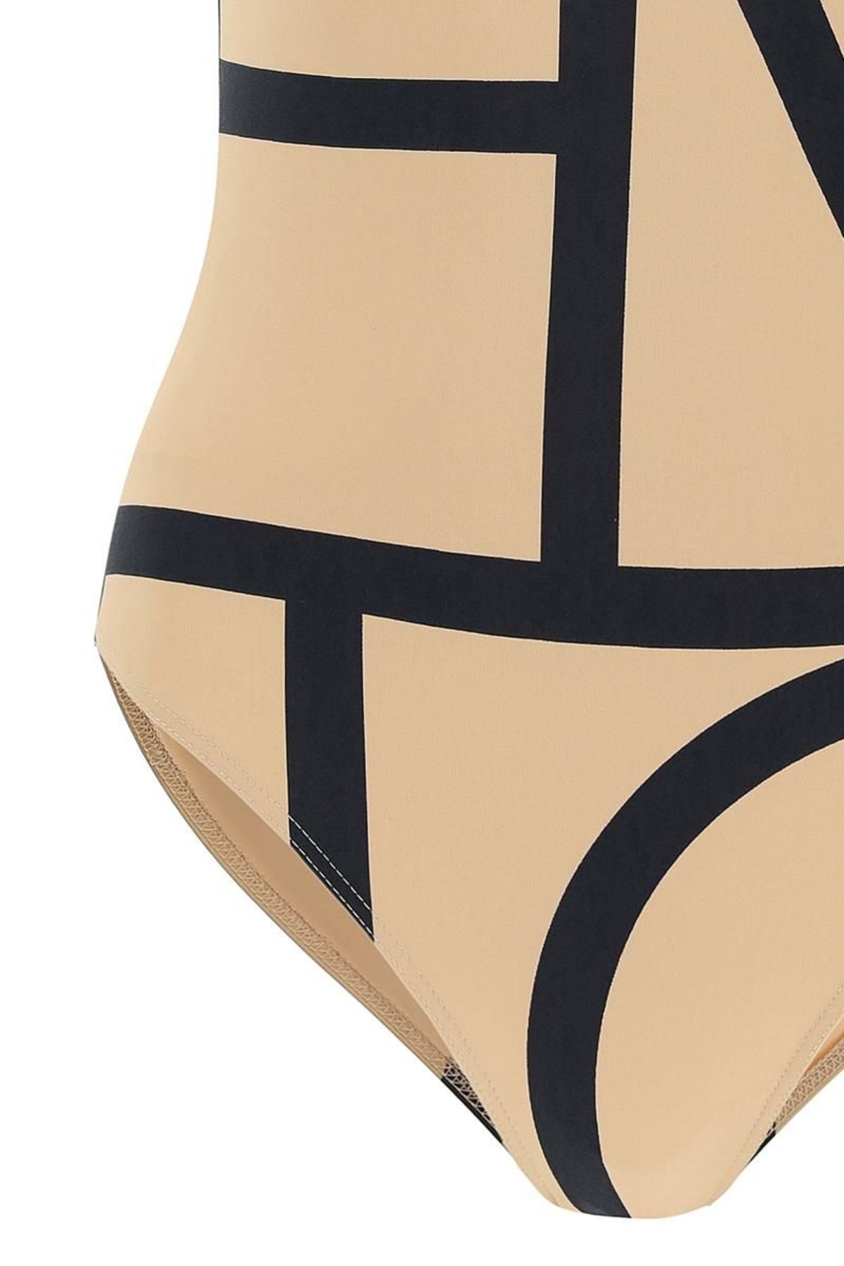 Toteme one piece monogram swimsuit | Garmentory
