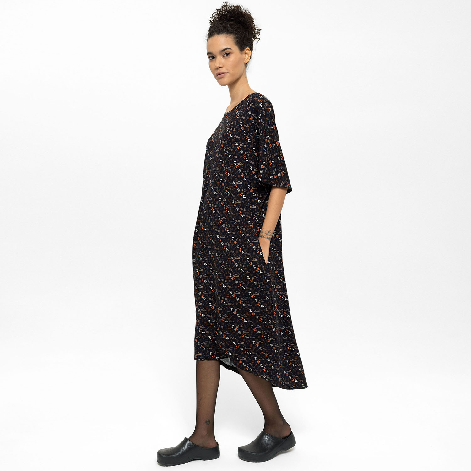 Anou Anou Relaxed Dress - Zodiac Signs Pattern | Garmentory