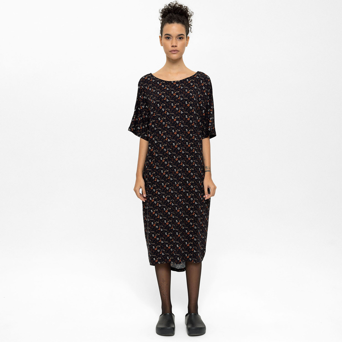 Anou Anou Relaxed Dress - Zodiac Signs Pattern | Garmentory