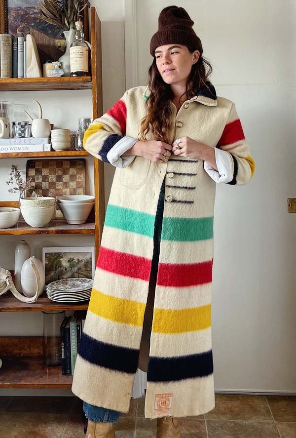 Blanket Duster - Hudson Stripe | Garmentory