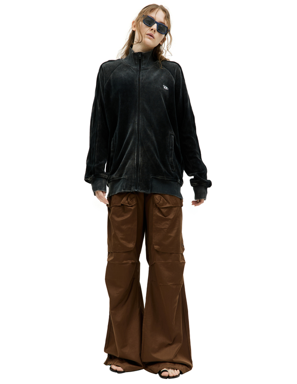 DIESEL S-Raband zip up track jacket - Dark Grey | Garmentory