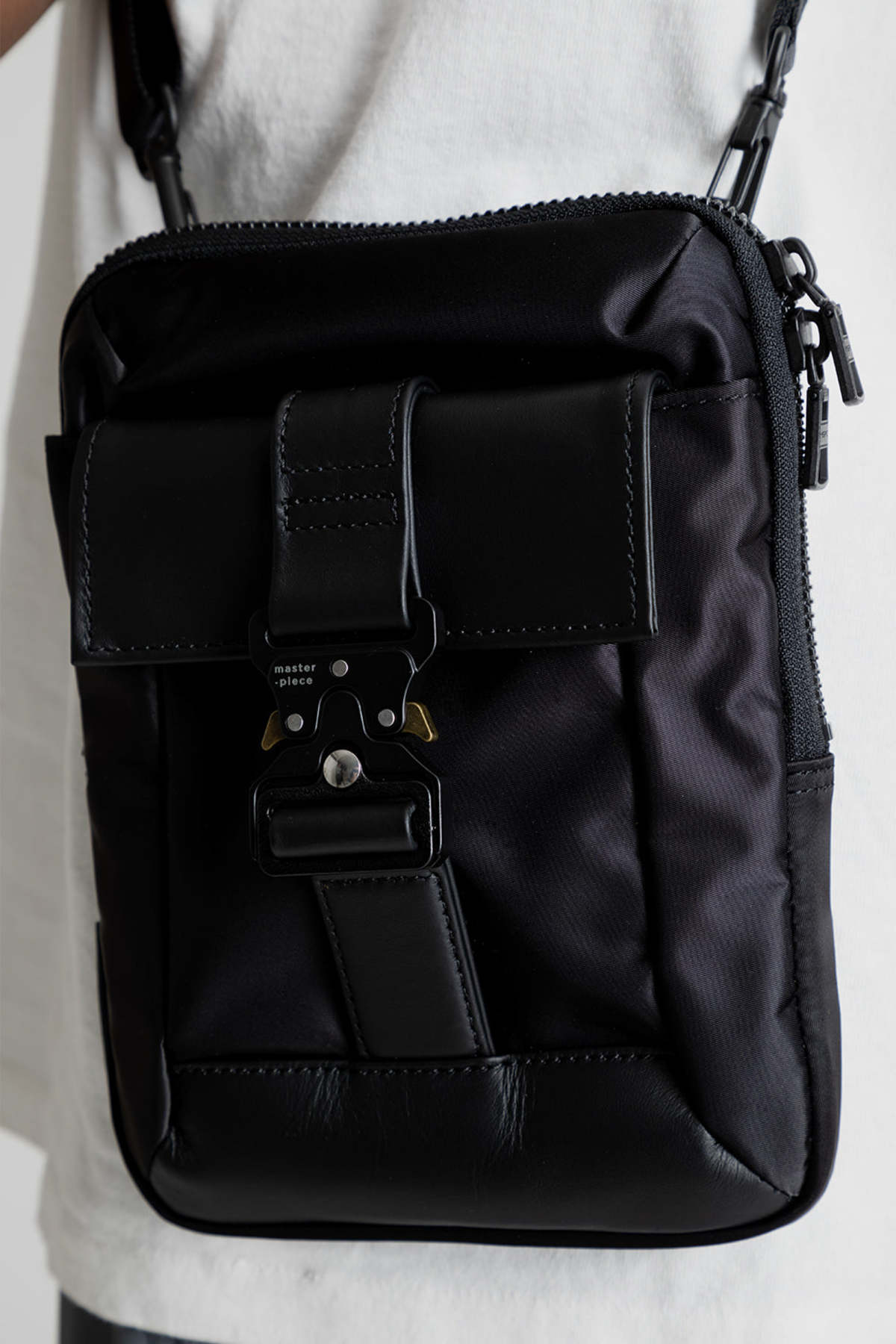 MASTER-PIECE Confi Nylon Bag - Black | Garmentory