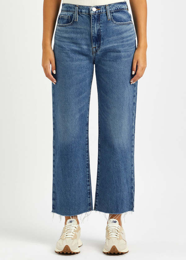 FRAME Denim LE JANE CROP - Blue | Garmentory