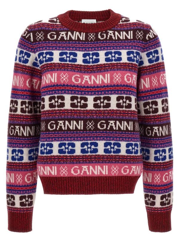 GANNI Logo sweater | Garmentory