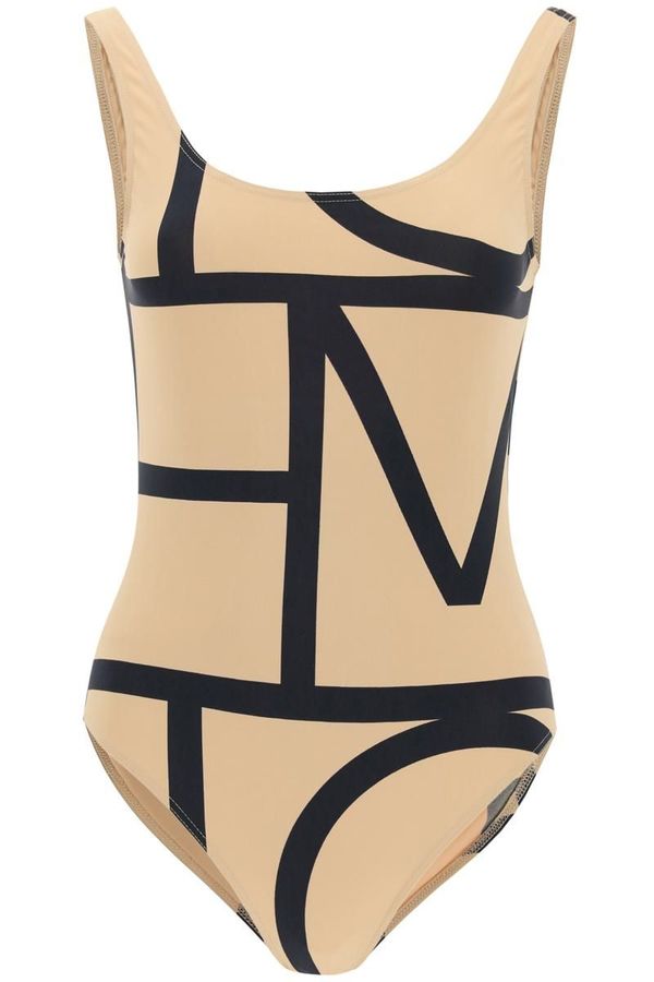 Toteme one piece monogram swimsuit | Garmentory
