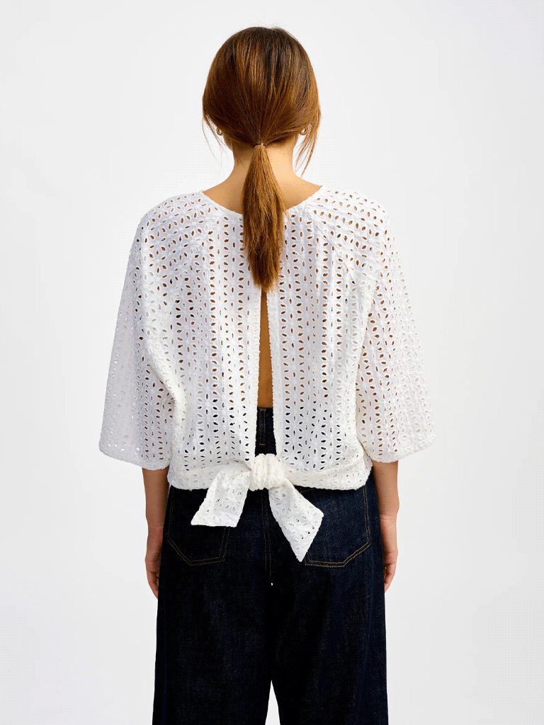 Bellerose Divine Broderie Top - White | Garmentory